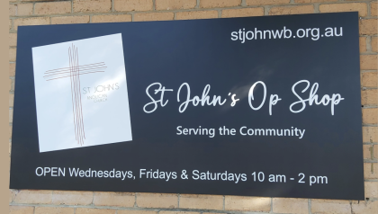 Volunteers needed | Op Shop – St John’s West Brunswick